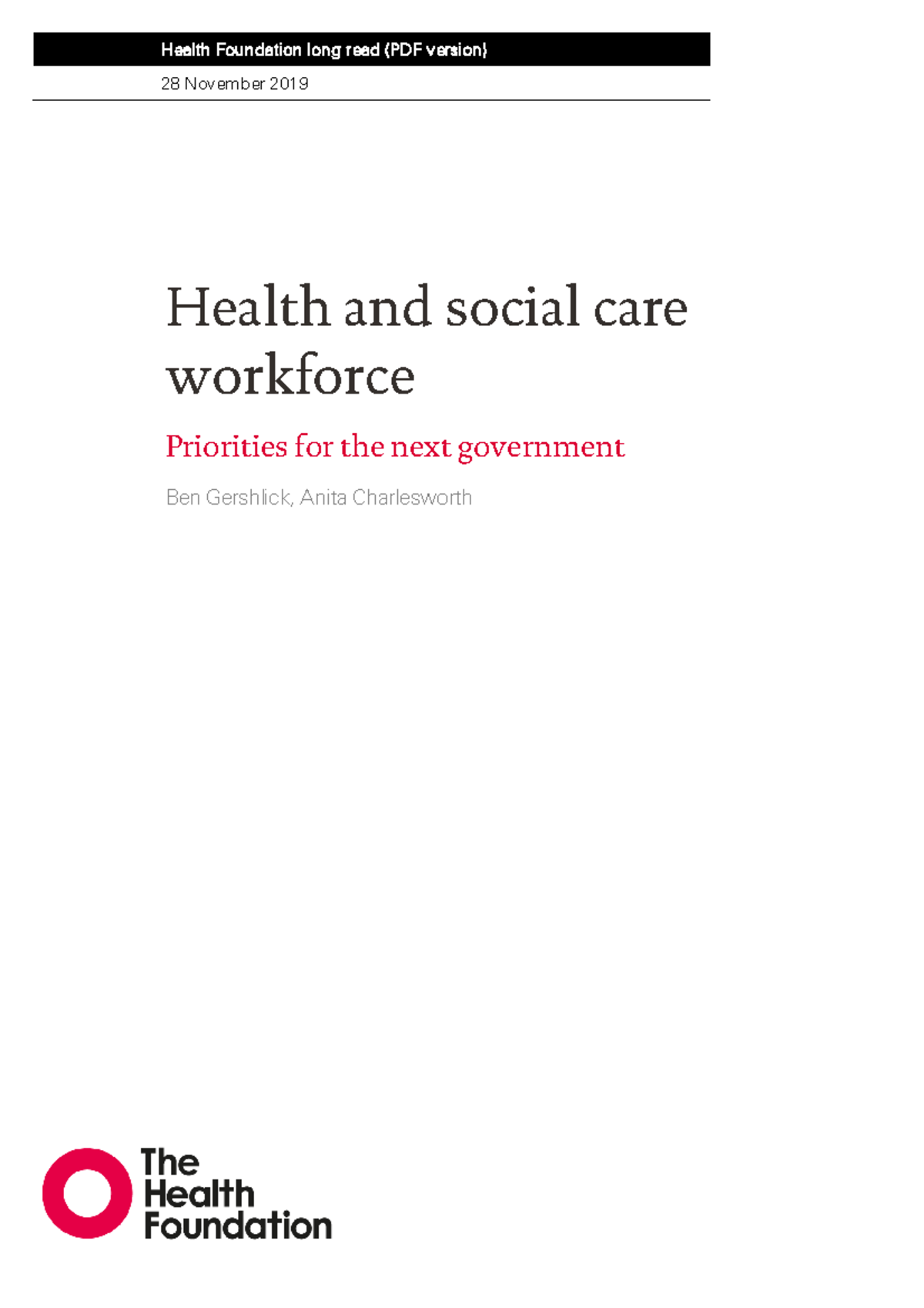 GE04-Health and social care workforce - Health Foundation long read ...