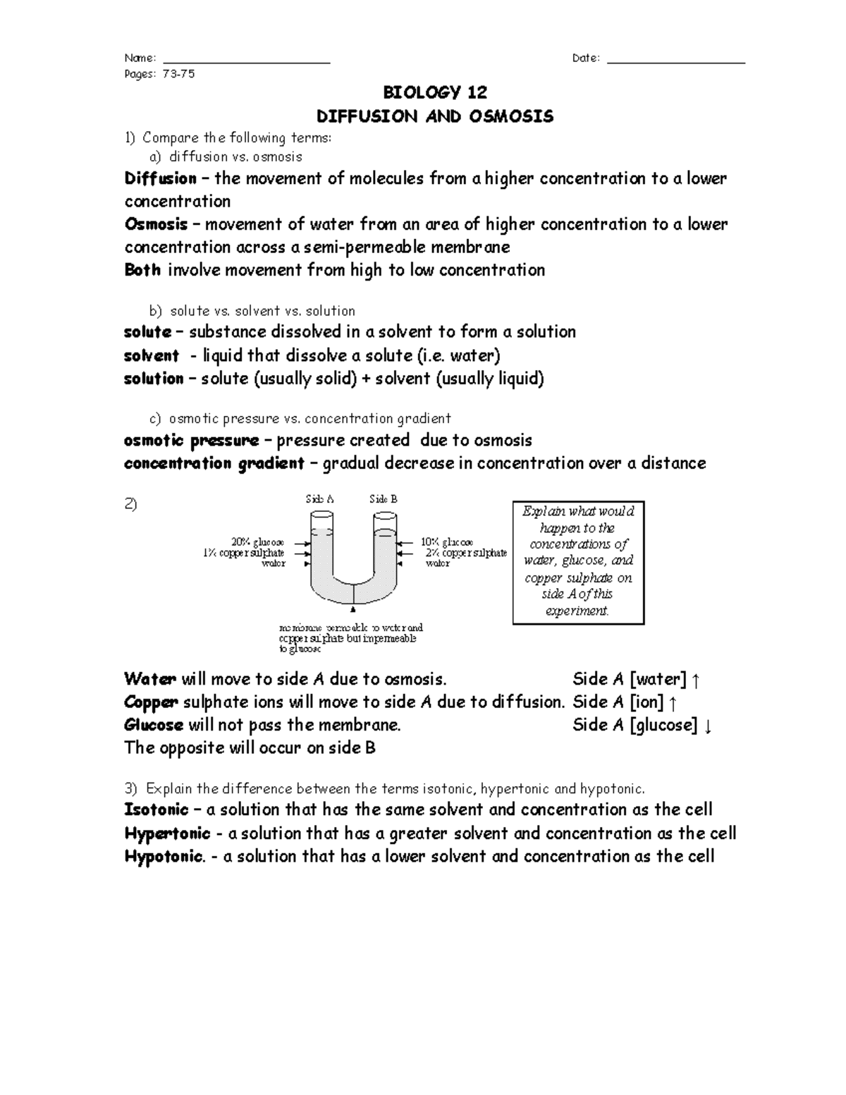 Diffusion - - Studocu