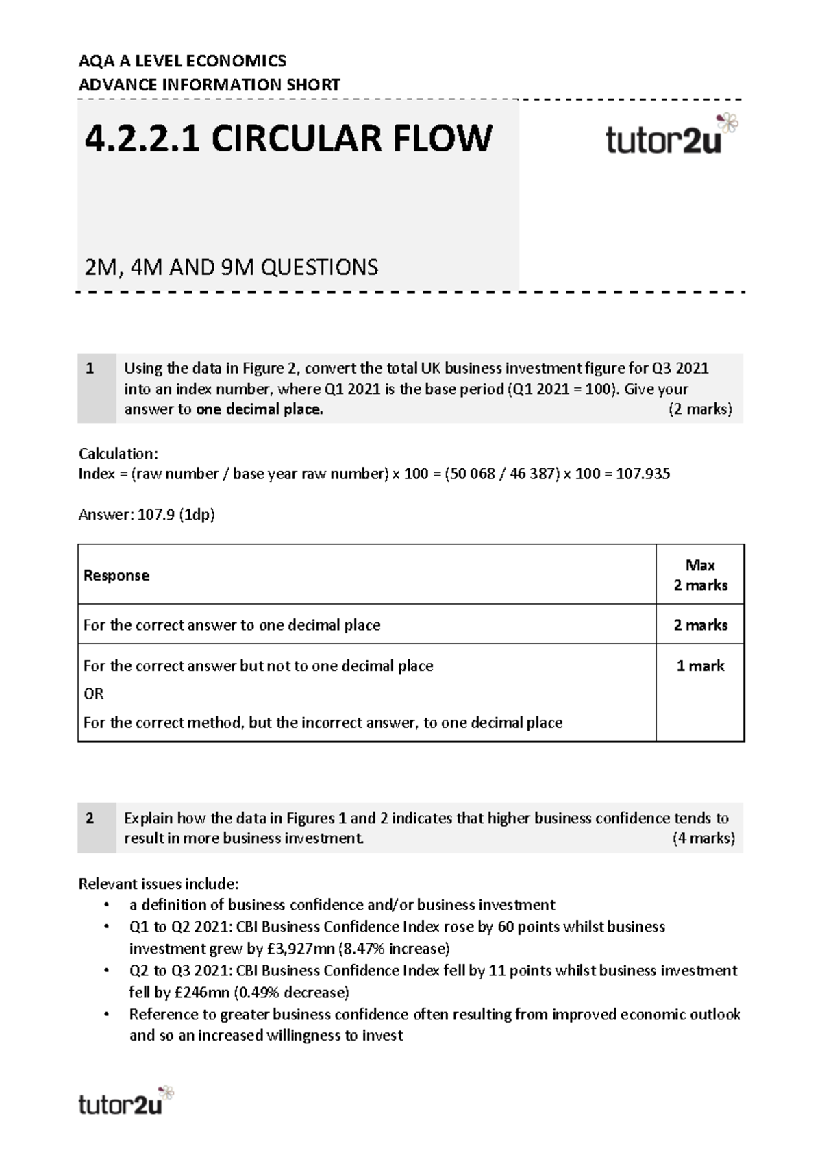 4.2.2.1 Circular Flow MS - ADVANCE INFORMATION SHORT 4.2.2 CIRCULAR ...