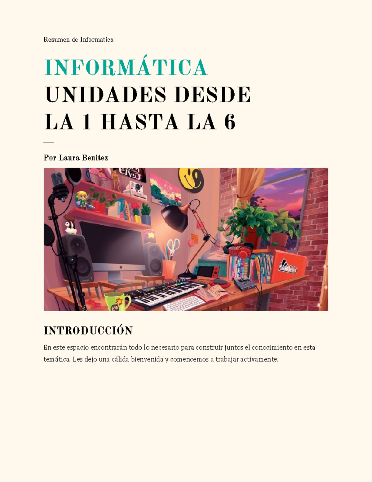 Resumen Informatica -........ - Resumen de Informatica INFORMÁTICA ...