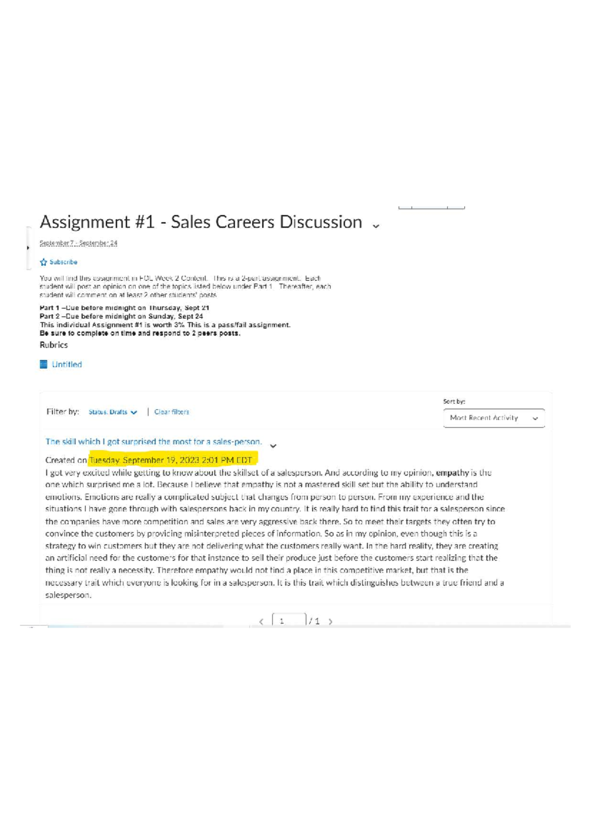 Sales career - note - MGMT 6083 - Studocu