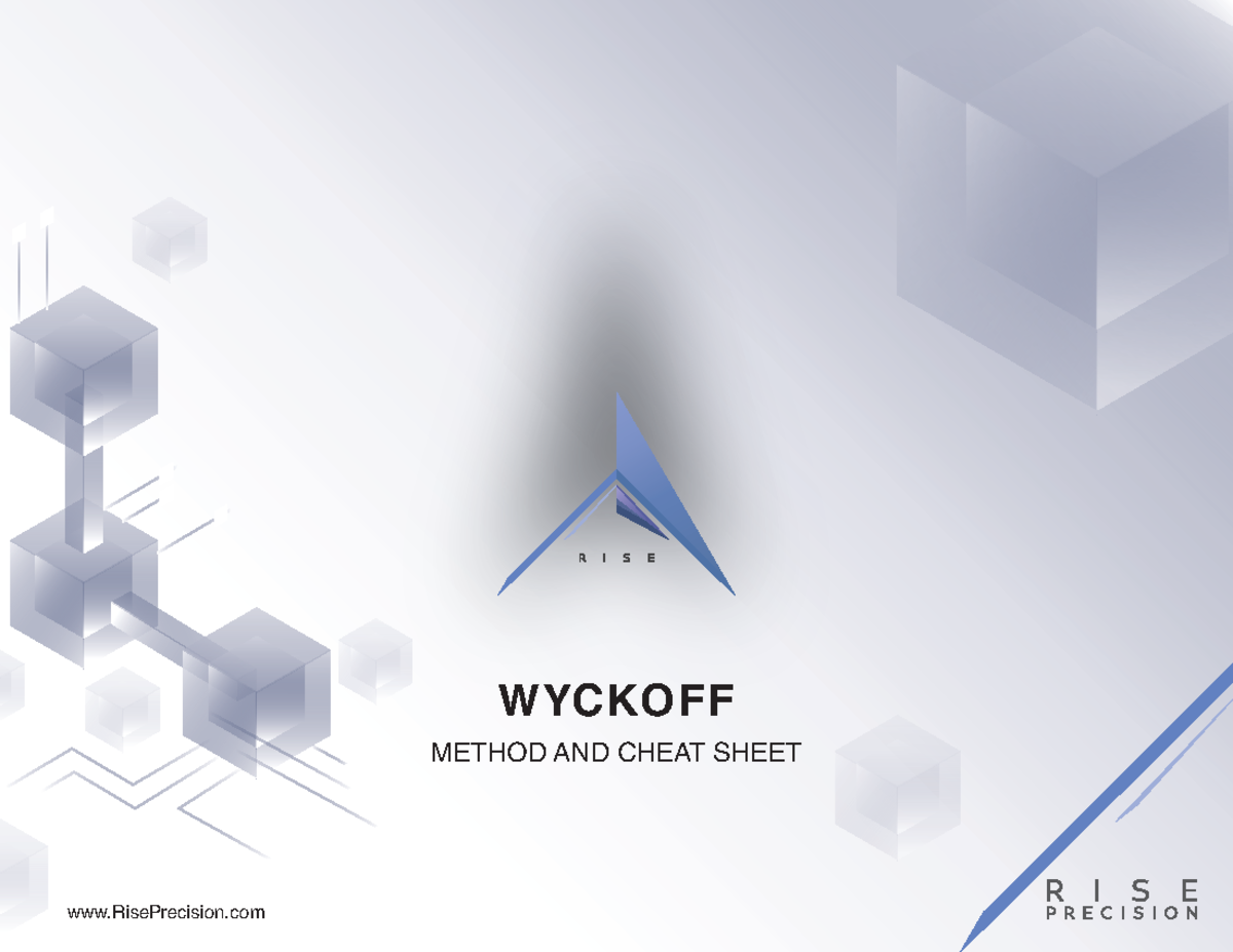 Wyckoff Method And Cheet Sheet Wyckoff Method And Cheat Sheet Richard