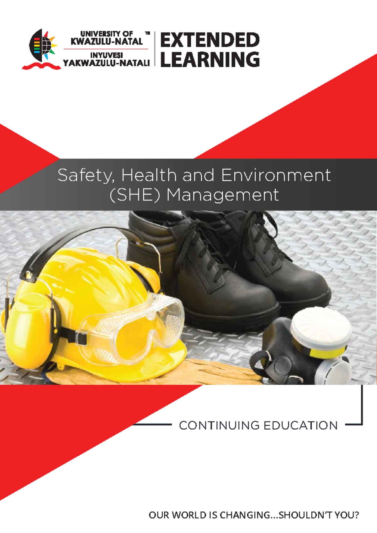 SHE-202006 22 - OHS2601 - Safety, Health and Environment (SHE ...