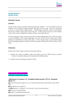 Family Law - Studocu