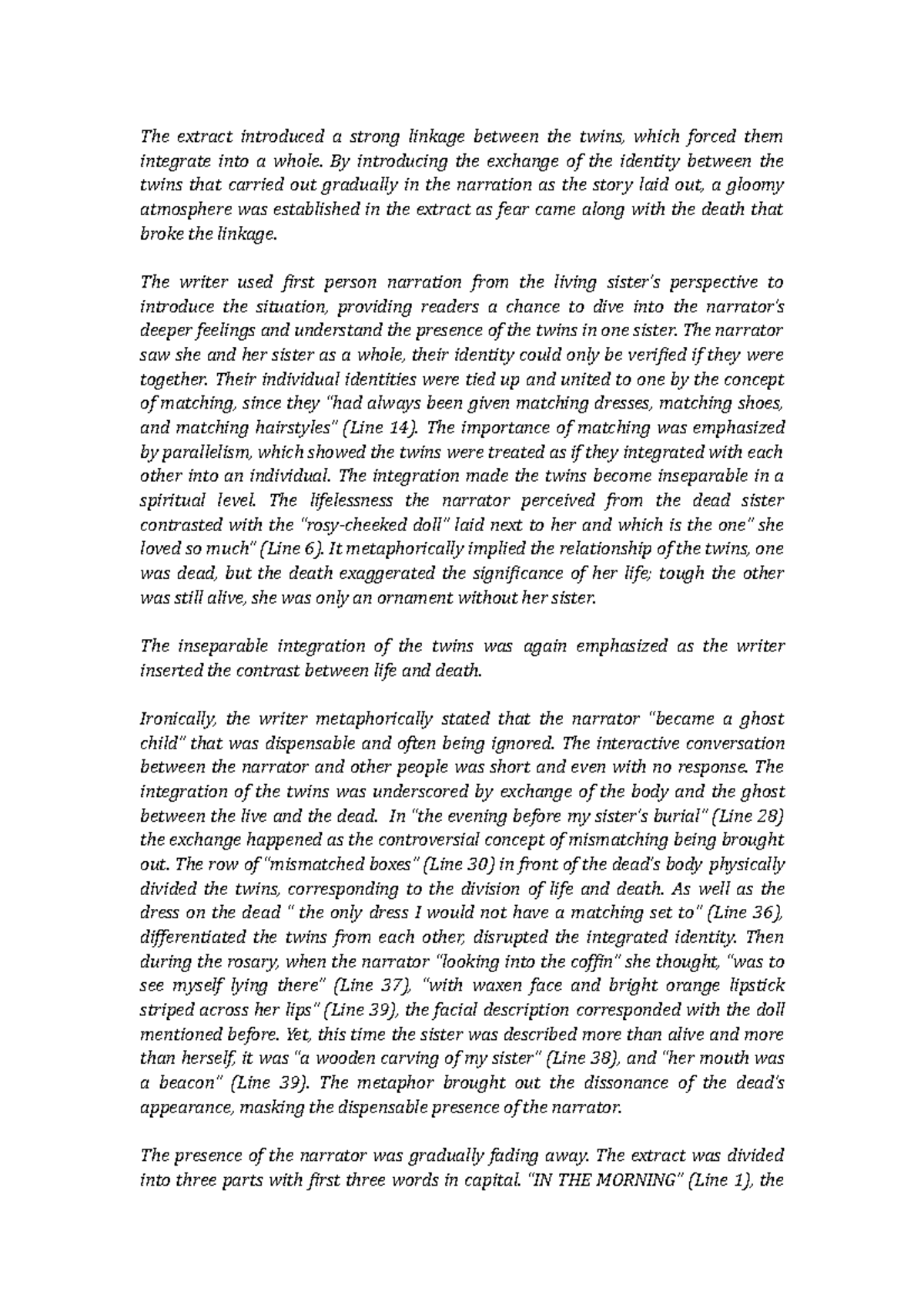 When the elephant dance - The extract introduced a strong linkage ...