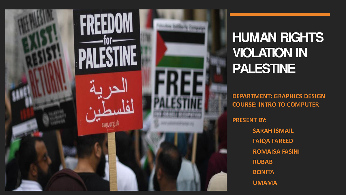 Human rights violation in palestine ;.pdff - HUMAN RIGHTS VIOLATION IN ...