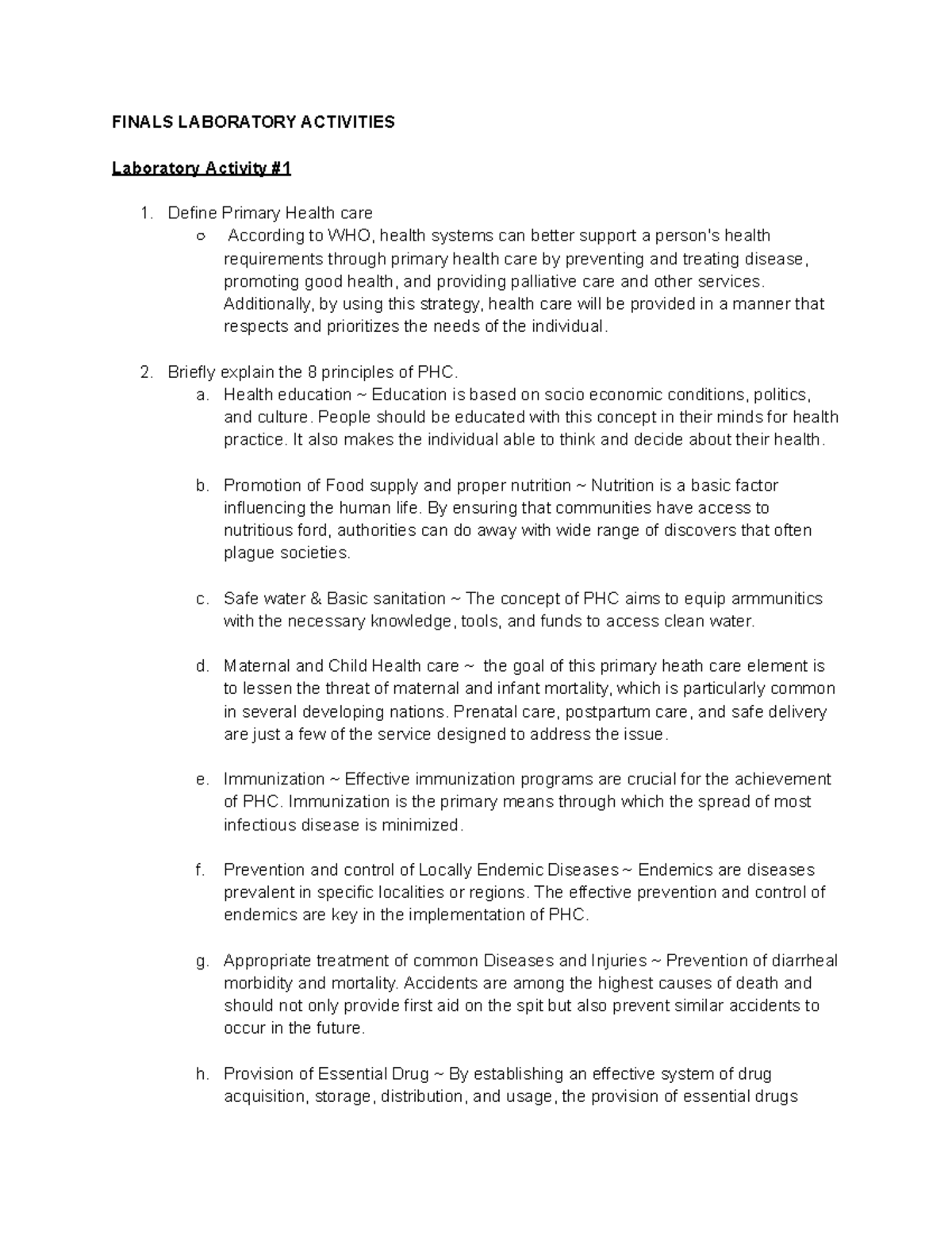 DPH-LAB - Activity in DPH2 - FINALS LABORATORY ACTIVITIES Laboratory ...