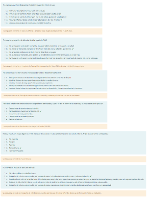 Examen MED FAM Parcial Grupo A - 2023 II - En relación al Modelo de Cuidados Integrales por ...