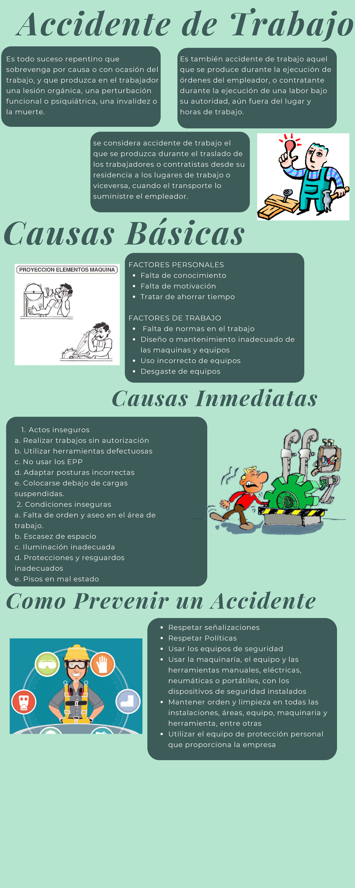 Accidente, incidente, enfermedad - Es todo suceso repentino que ...