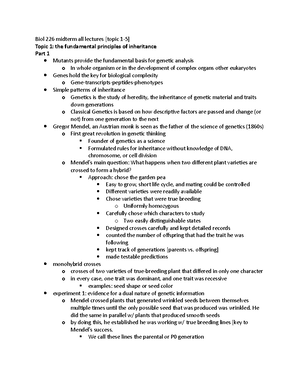 Biology Midterm Study Guide - Biology Midterm Study Guide: Slide Set 1 ...