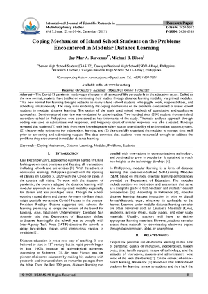 Participants of the study - CHAPTER 3: Methodology Participants The ...