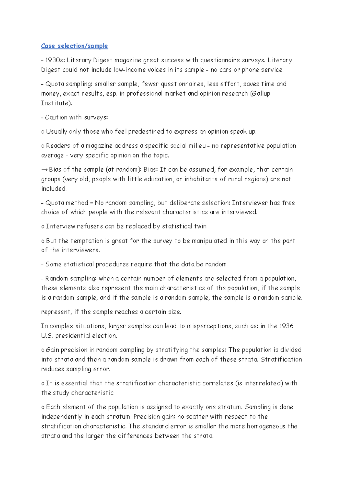 Case selection - Introduction To Sociology Part one Chapter one - Case ...