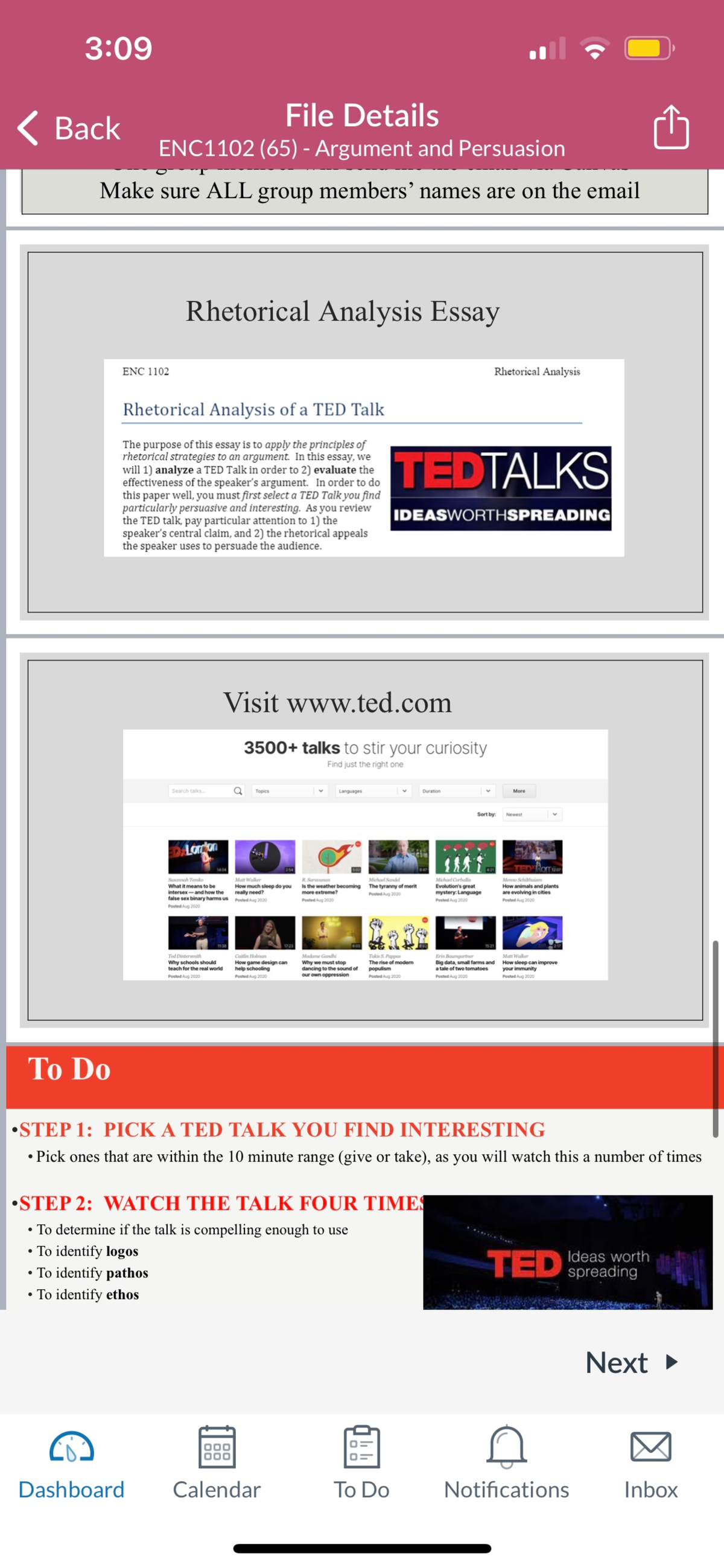 rhetorical analysis - ENC1102 - Studocu