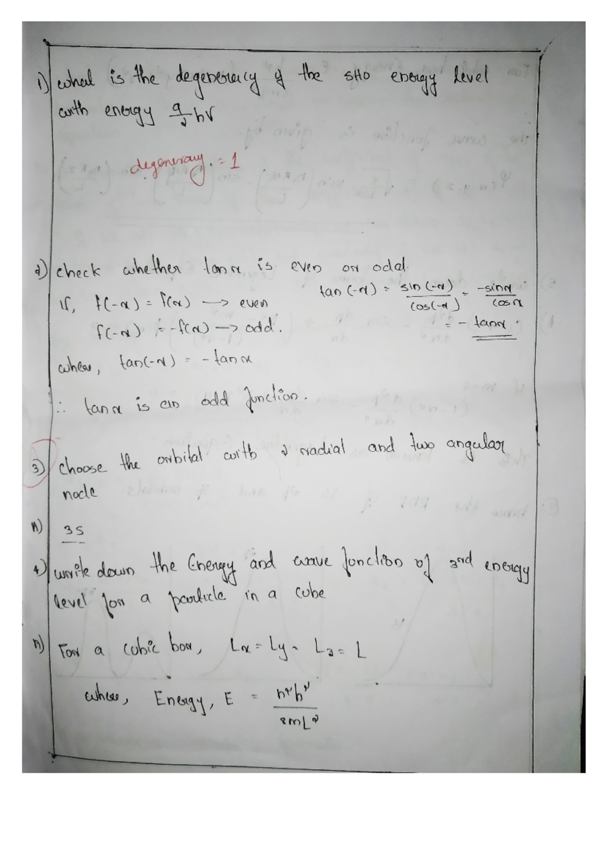 Group theory some questions - Theoretical and Inorganic Chemistry - Studocu