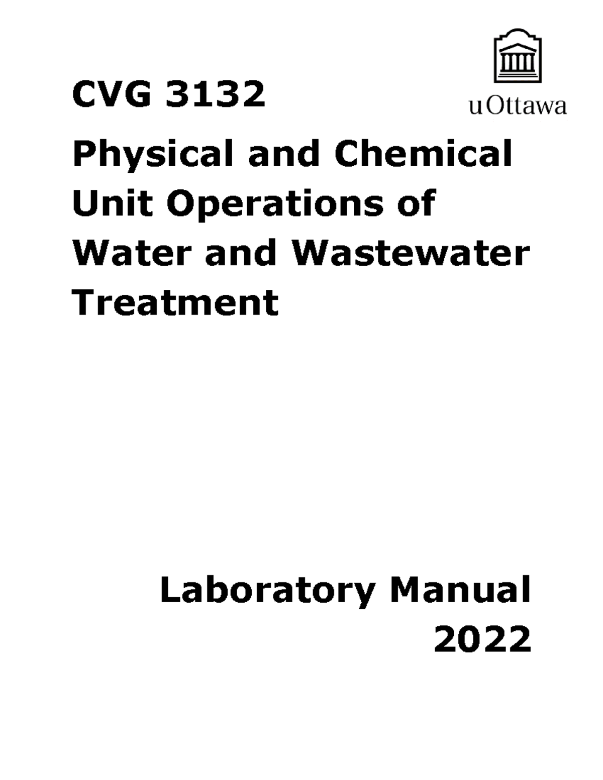 CVG 3132 Revised Lab Manual 2022 (Winter) mk1 - CVG 3 132 Physical and ...