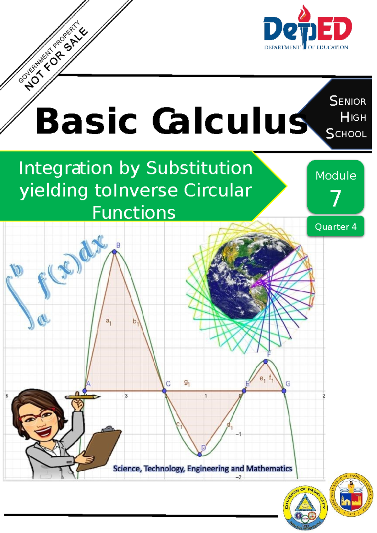 Basic-Calculus Q4-Module-7 - SENIOR HIGH SCHOOL Basic Calculus Quarter 4 Module 7 Integration by ...