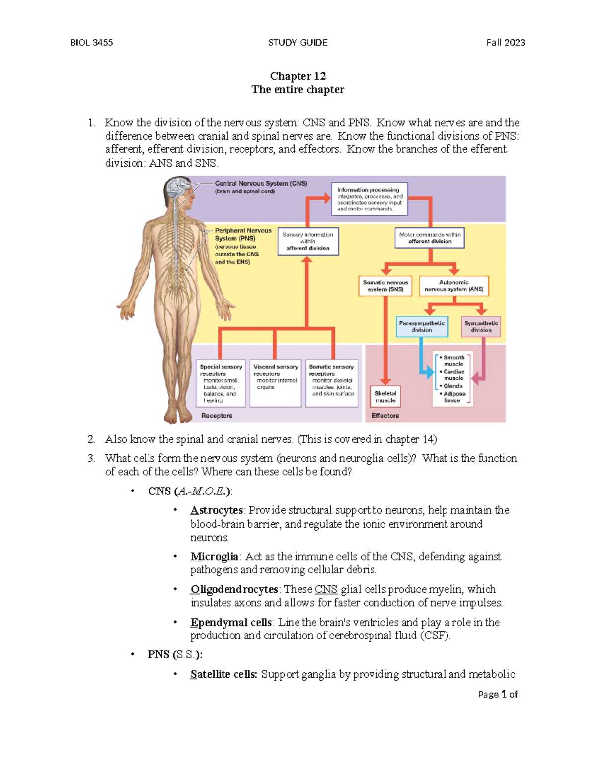 Exam 3 Review - practice yay - Page 1 of Chapter 12 The entire chapter ...