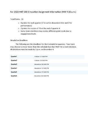 MKT 300 - Exam 2 - Review Sheet v2 - REVIEW SHEET FOR EXAM 2 IMPORTANT ...
