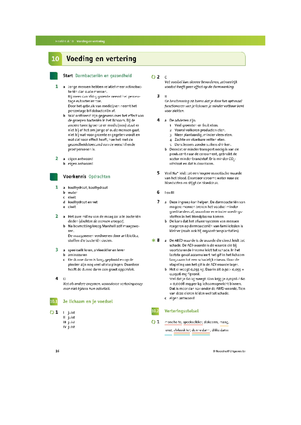 H10 Voeding en vertering 5V nec4 antw - Biologie - RSG Broklede ...