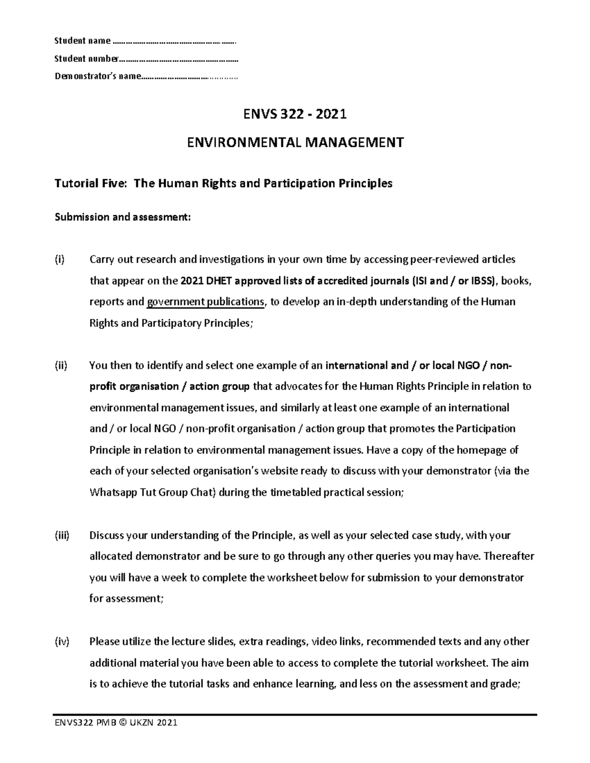 Practical 5 worksheet student handout - Student name - Studocu