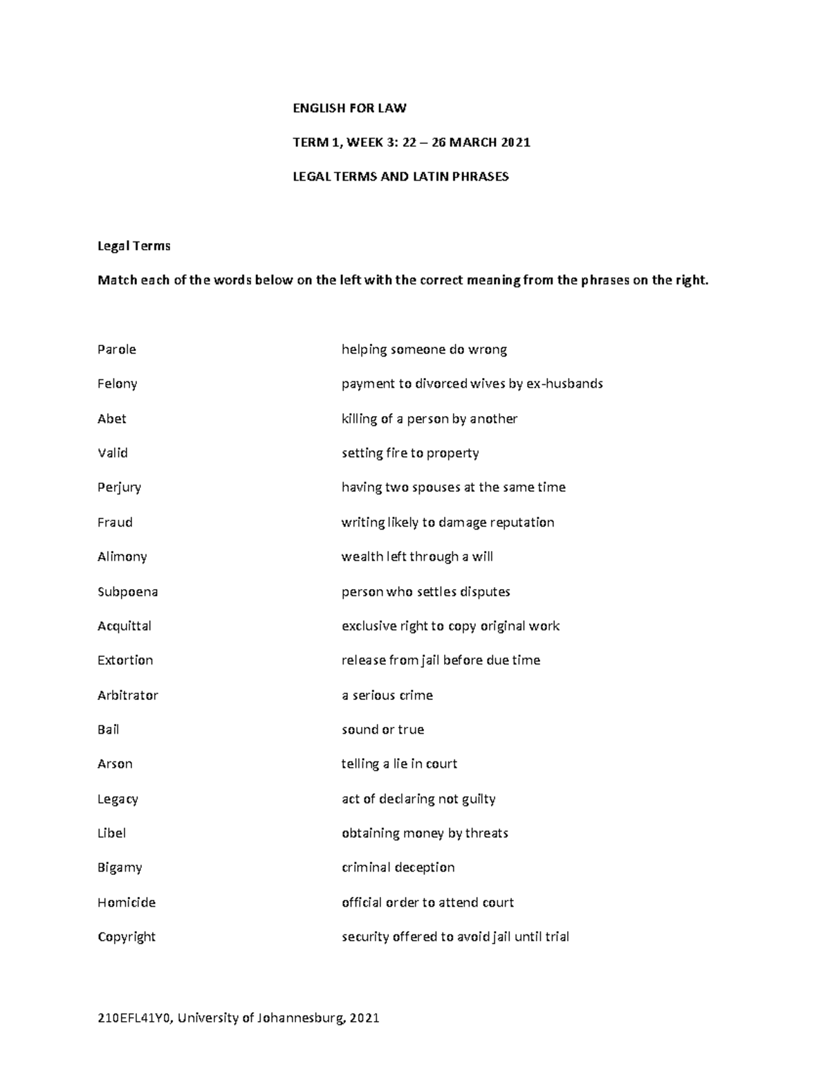 Legal Terms And Latin Phrases 210EFL41Y0 University Of Johannesburg legal-terms-and-latin-phrases-210efl41y0-university-of-johannesburg