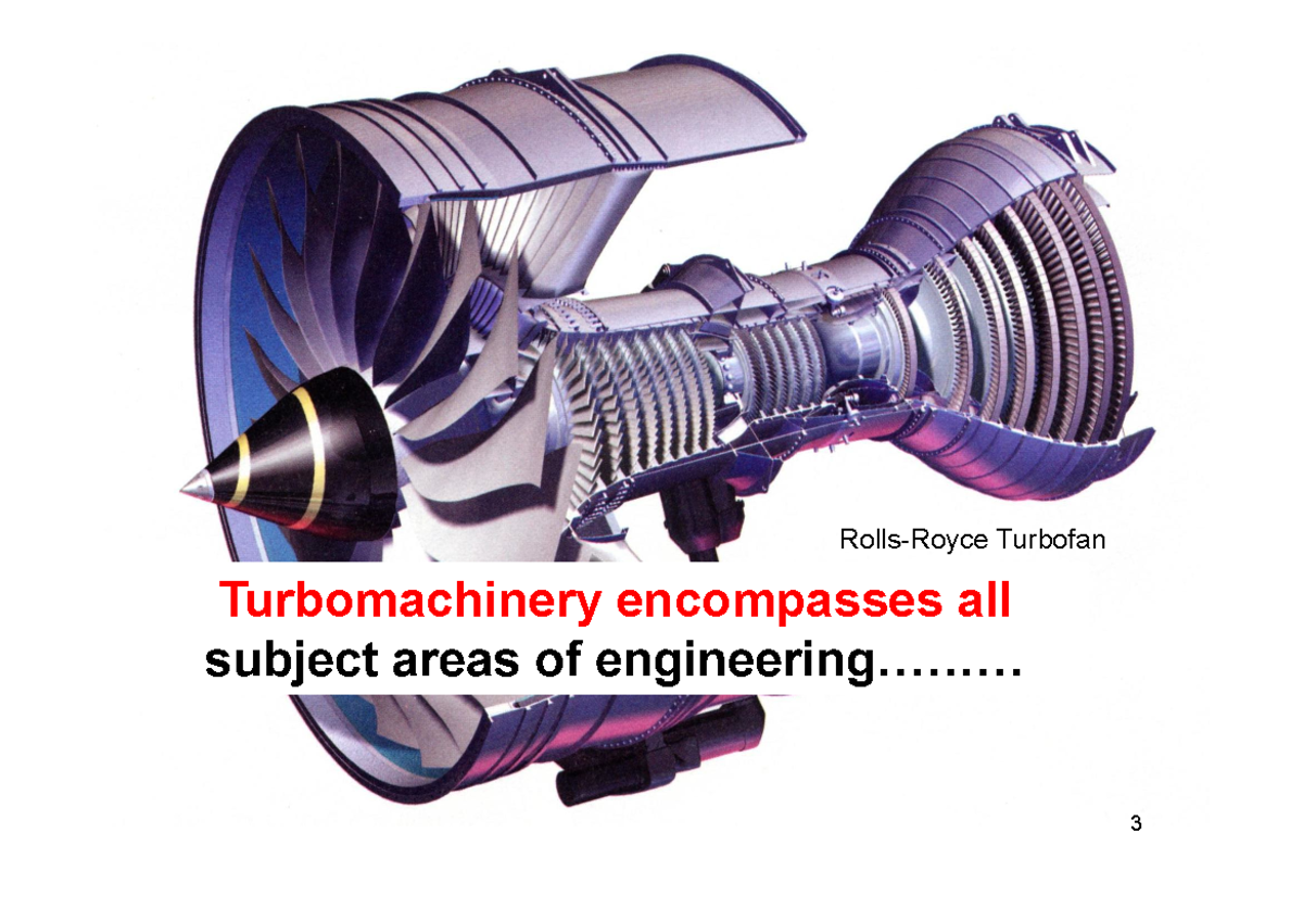 Turbomachine-Presentation-1st session - Turbomachinery encompasses all ...