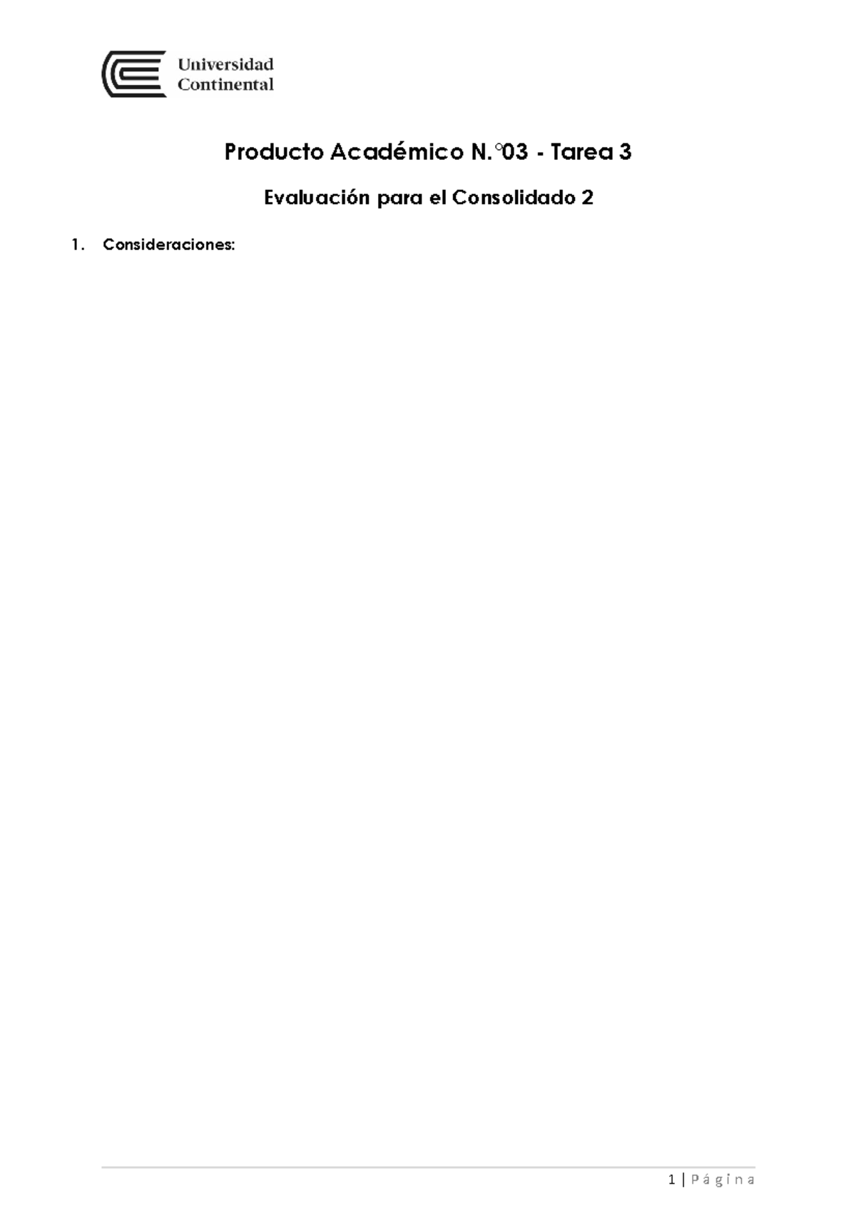 2. PA03.Tarea.Proyecto - Producto Académico N.°03 - Tarea 3 Evaluación para el Consolidado 2 1 ...