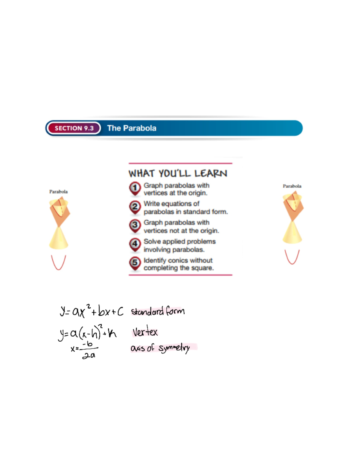 9.3 The Parabola - Studocu