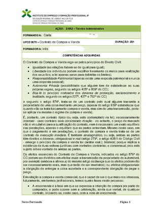 EFA PRO NS-UFCD 0670 (U12) - Portfólio Reflexivo de Aprendizagem CF ...