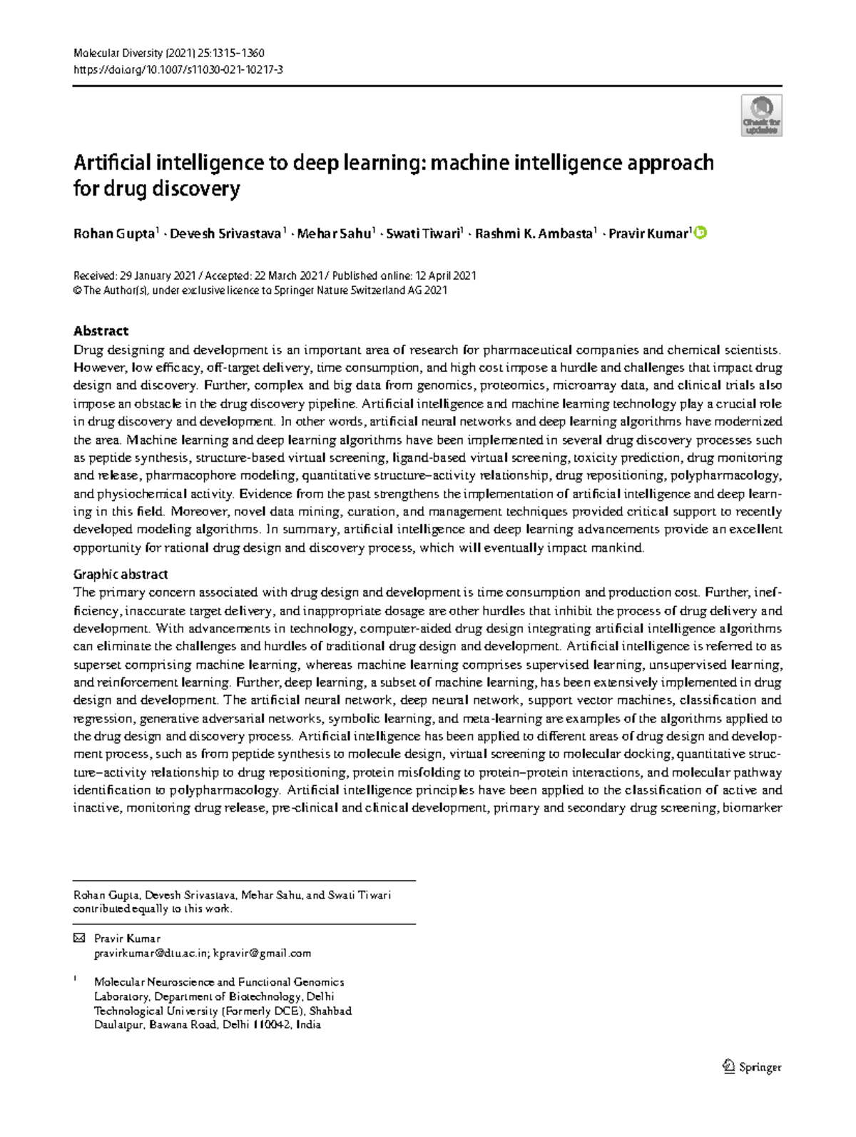 Inteligencia artificial para el aprendizaje profundo - Vol.:(0123456789 ...