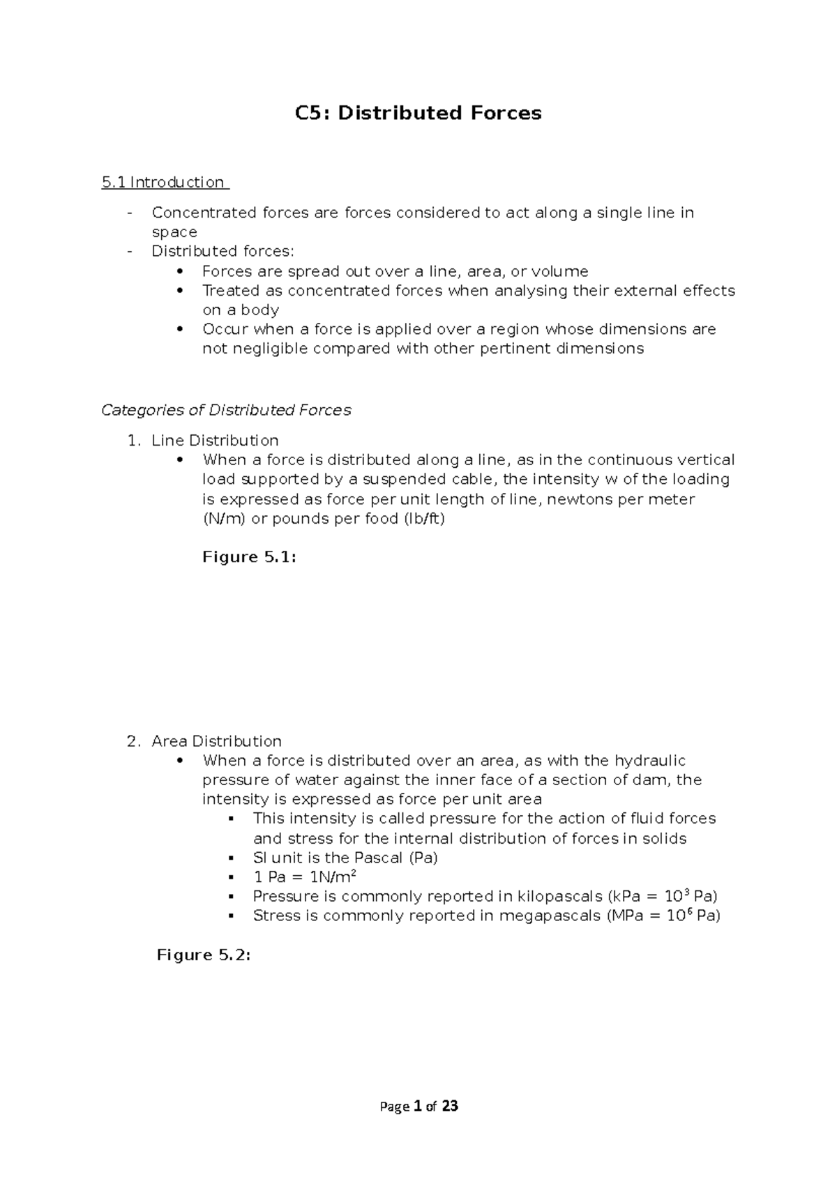 Chapter 5 - Summary notes on c5 charge distribution - C5: Distributed ...
