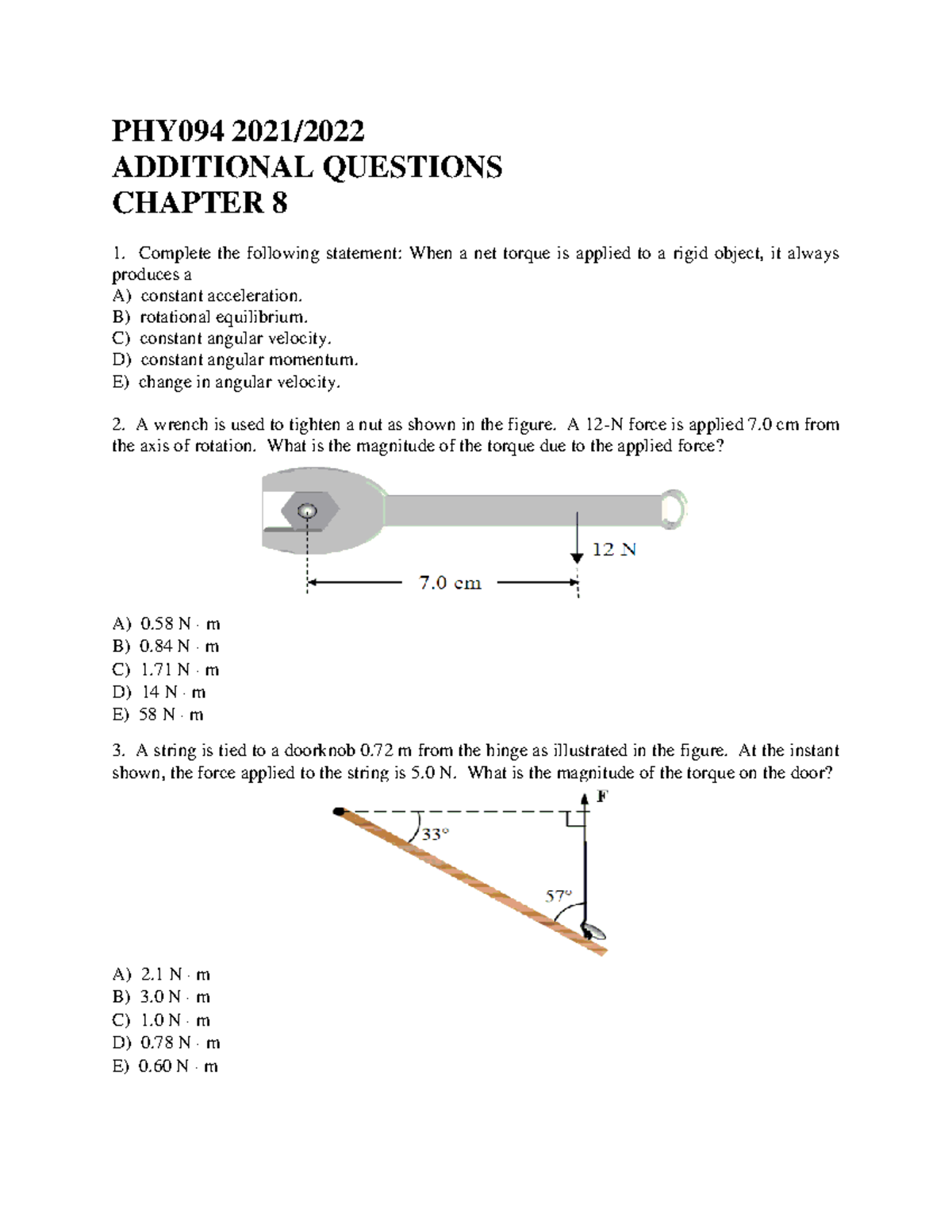 Additional Question ..... Chapter 8 - Foundation Physics II - UiTM ...