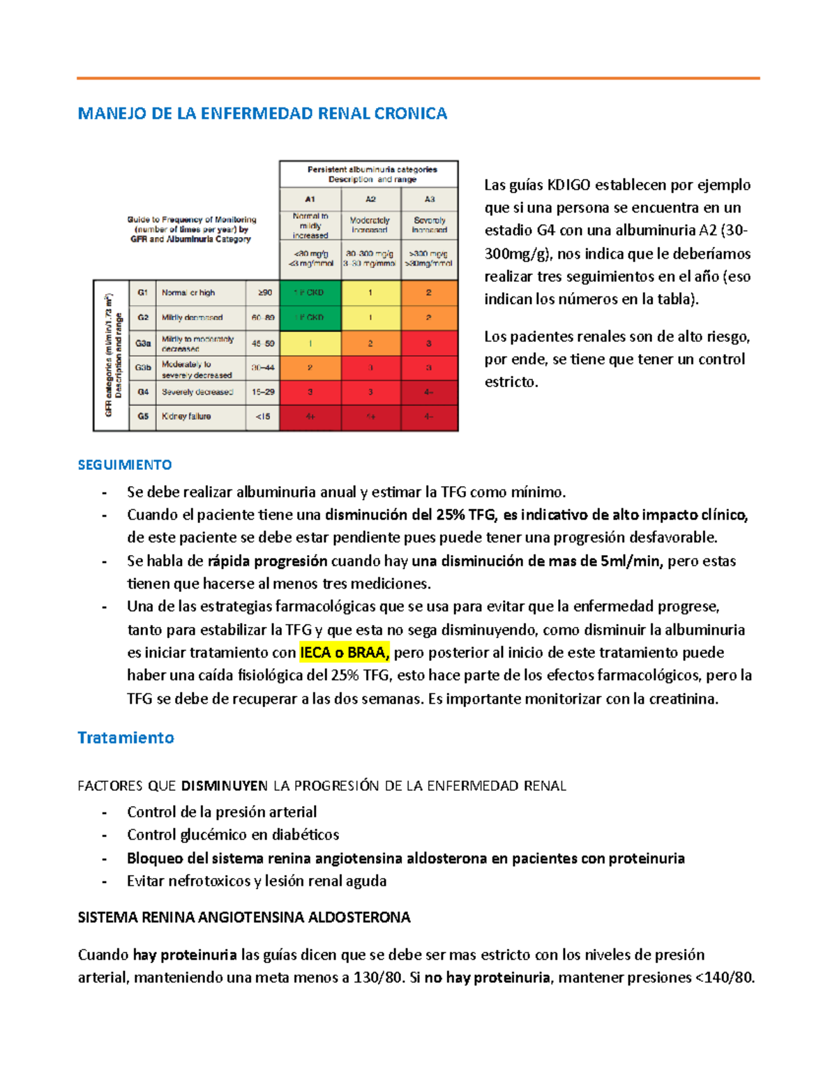 Abordaje de la enfermedad renal crónica - MANEJO DE LA ENFERMEDAD RENAL ...