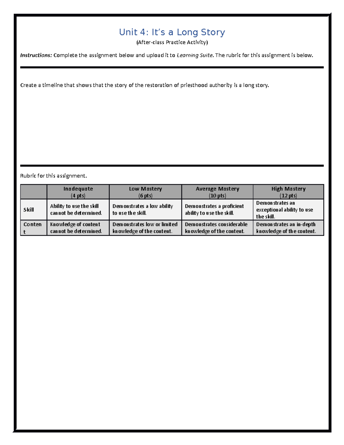 Unit 4 After-class It's a Long Story - Unit 4: It’s a Long Story (After ...