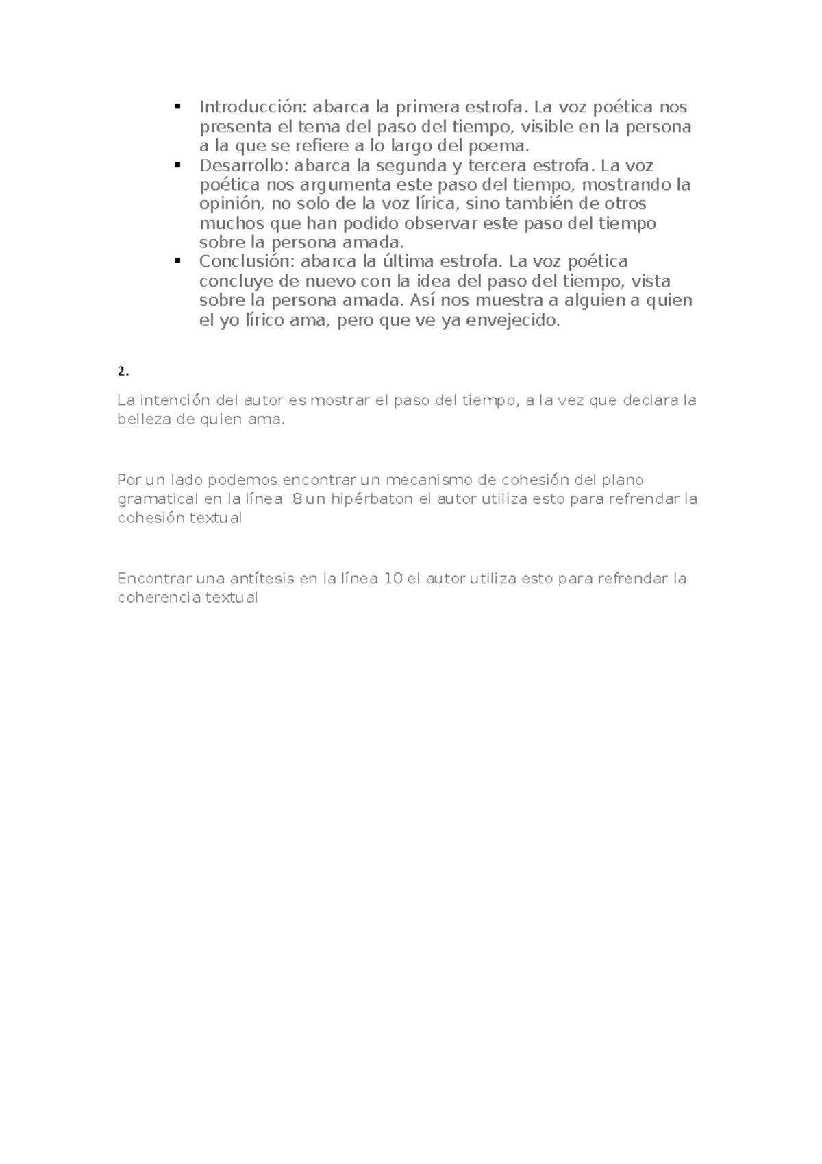 wrrr - Introducción: abarca la primera estrofa. La voz poética nos ...