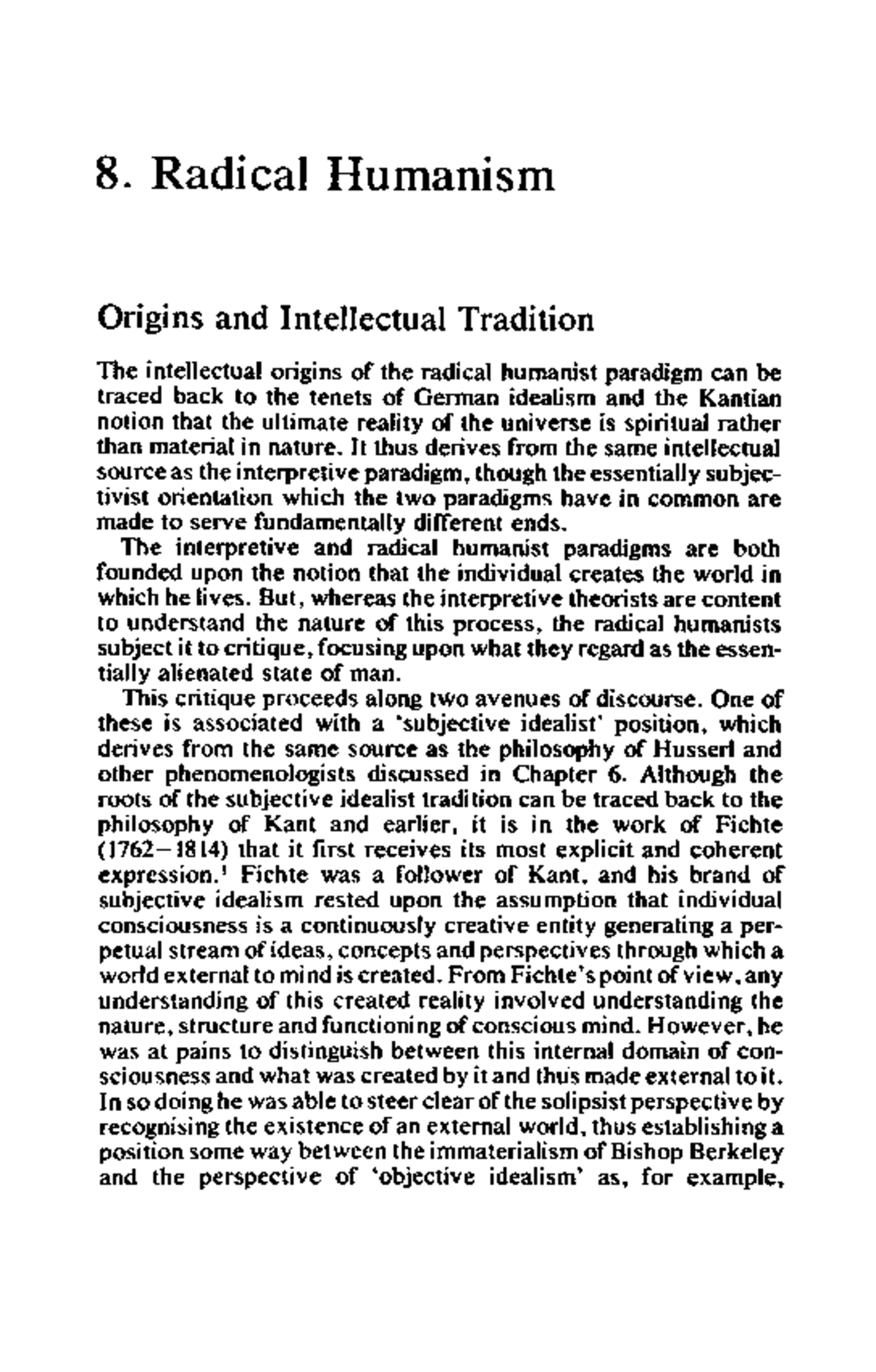 Sociological Paradigms and Organisational Analysis-Chapter 8 Radical ...