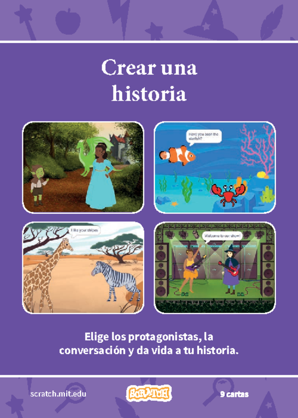 Story-cards - tutorial para hacer contar una historia en scratch ...