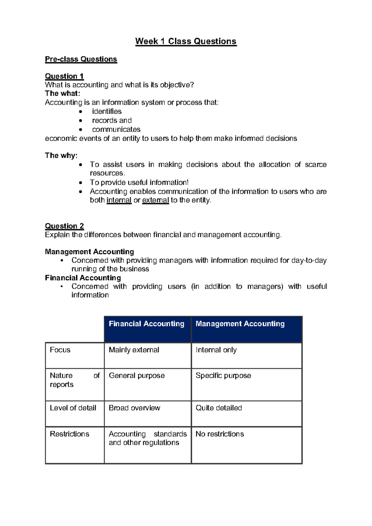 Jskamzuazniamsiamskmaskmqsimaisniasniansiqmsinaisniamsqmsimqimais - Week 1 Class Questions Pre ...
