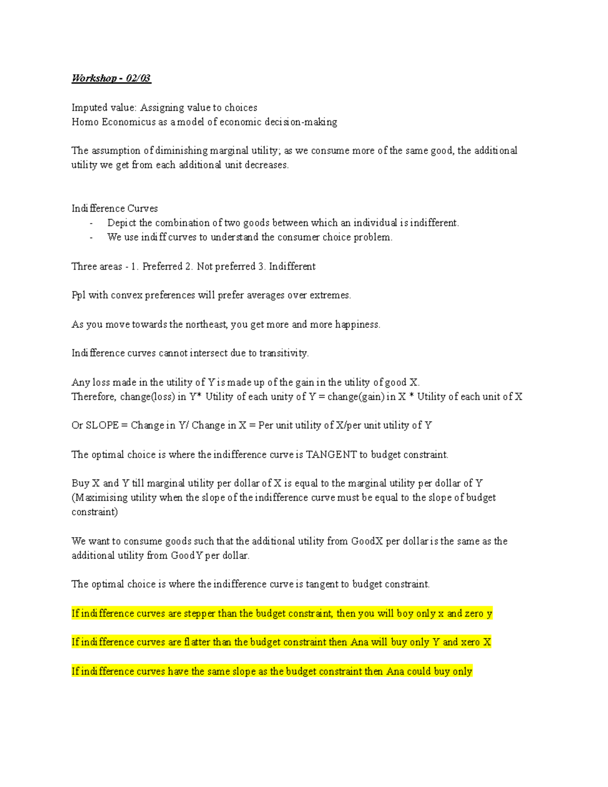 ECON201 - Lecture notes - Workshop - 02/ Imputed value: Assigning value ...