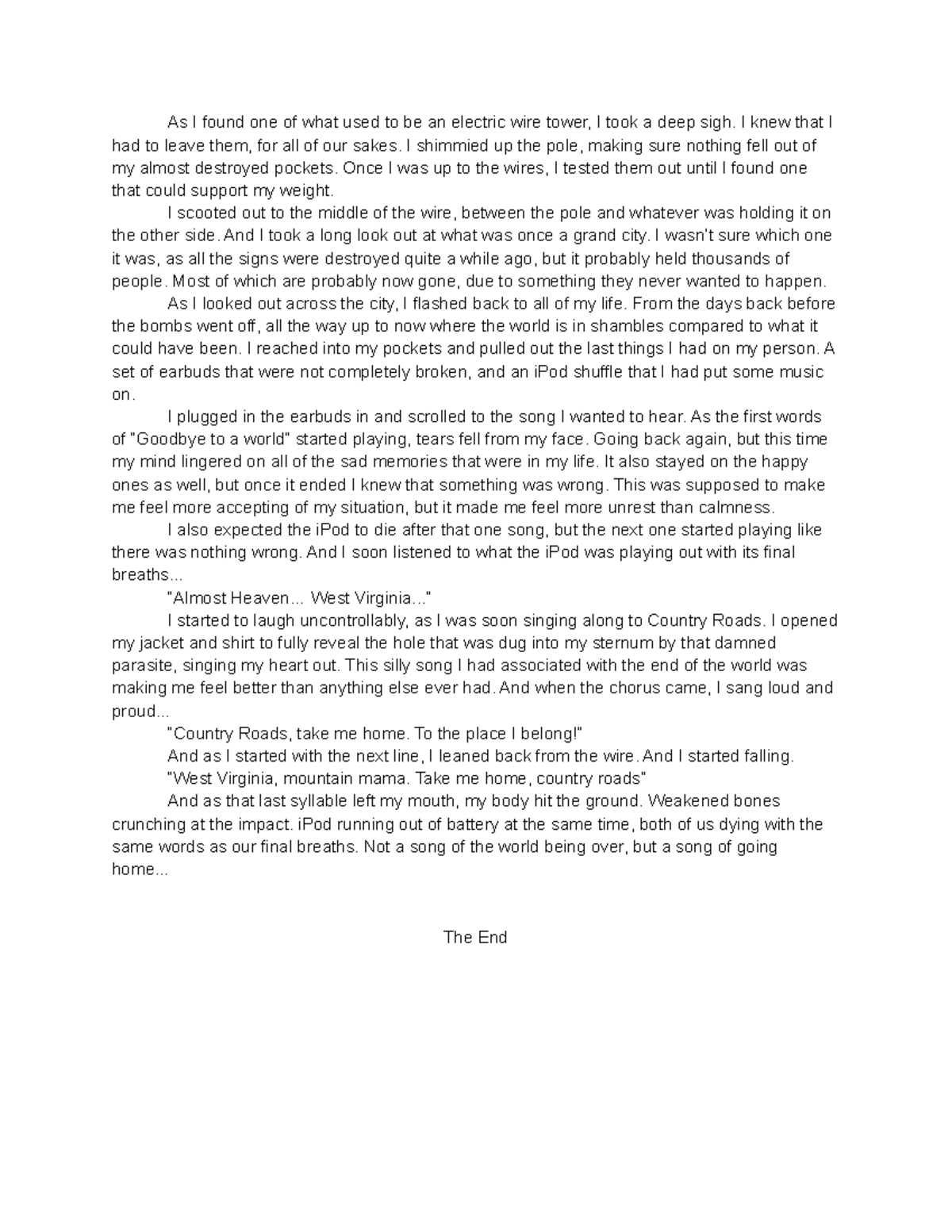 Goodbye to a world - a short story - As I found one of what used to be ...