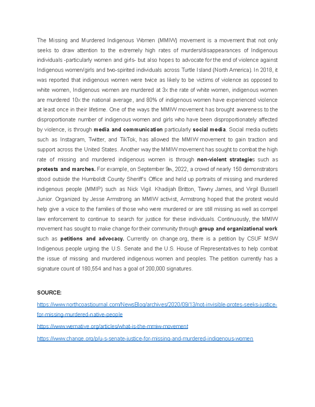 40 - disucssion board - The Missing and Murdered Indigenous Women (MMIW ...
