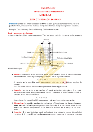 Bchee102 Module5 - Engineering chemistry for EEE stream - Studocu