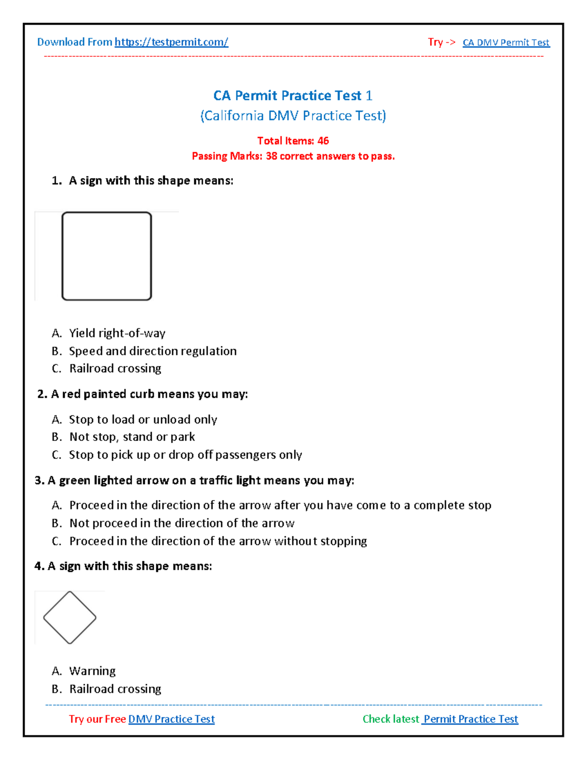 CA Permit Test 1 - Social psychology - PSYC8 - De Anza - Studocu