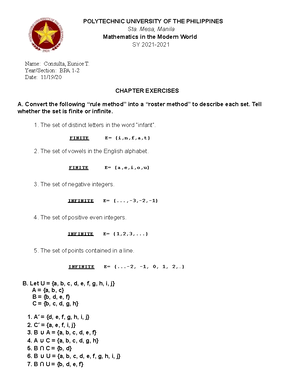 MMW Arguments - MATHEMATICS IN THE MODERN WORLD TOPIC: ARGUMENTS ...