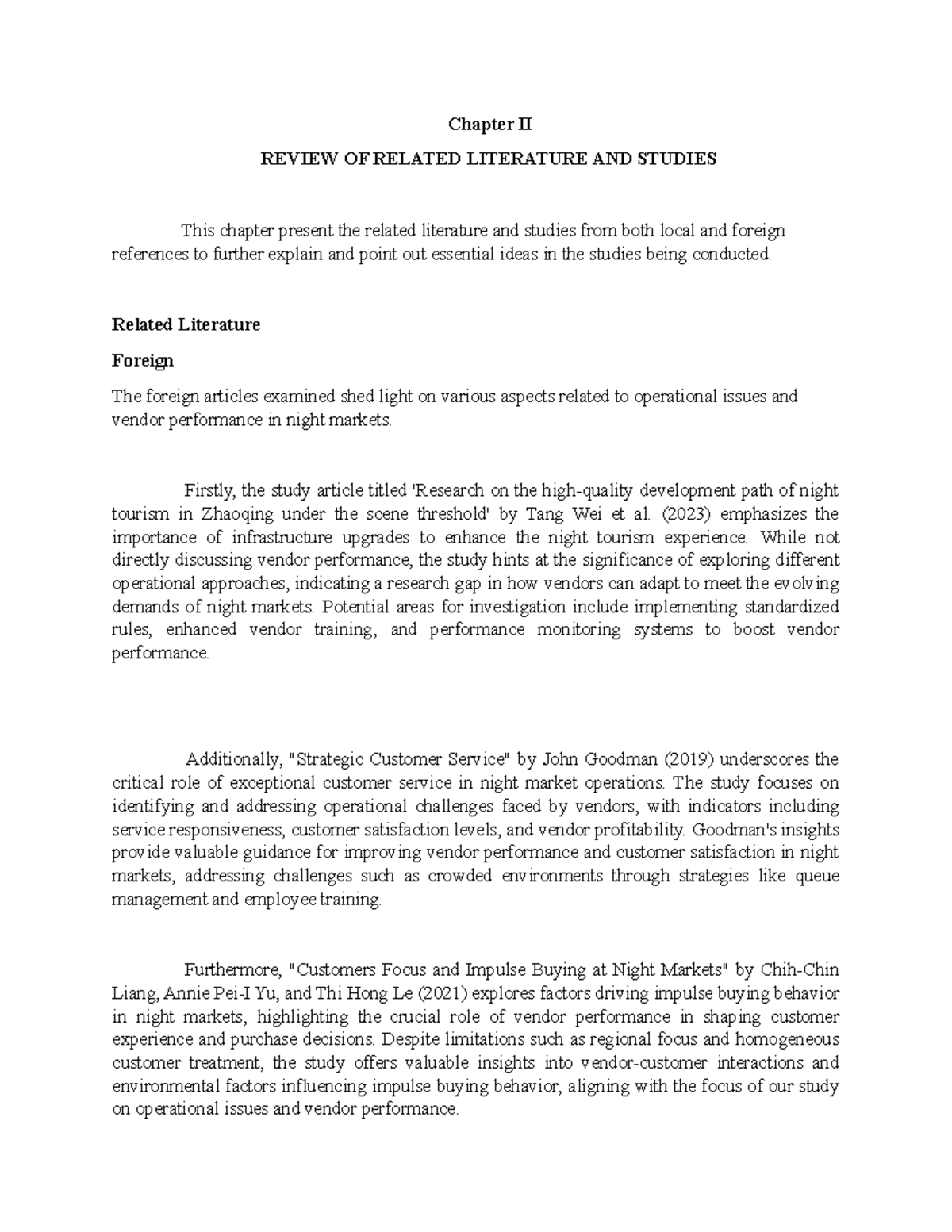 Chapter II research Charise - Chapter II REVIEW OF RELATED LITERATURE ...