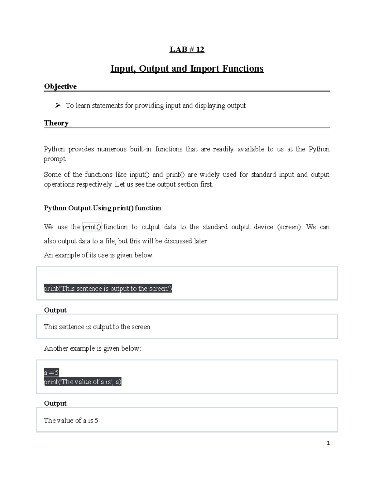 LAB 12Students have shared practice quizzes, class notes, case studies ...