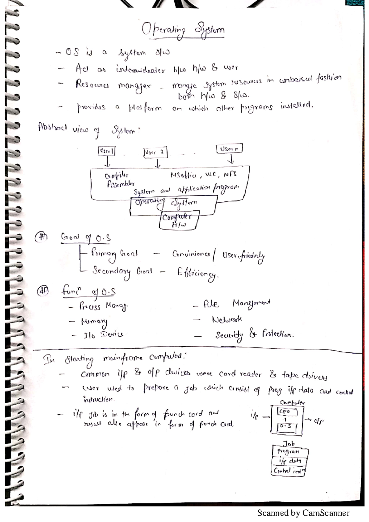 OS notes - Operating System - Studocu