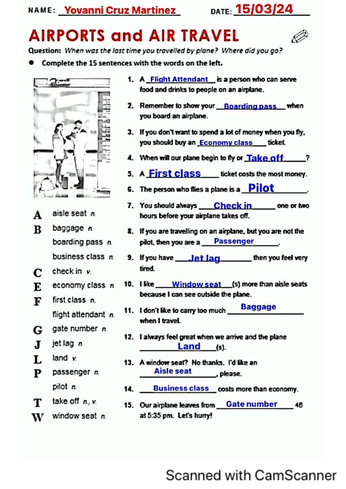 Airports and air travel wor - Inglés II - Studocu