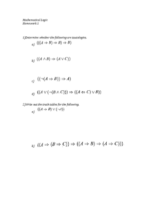 Assignment 1 solutions - CS 320L – Applied Discrete Mathematics ...