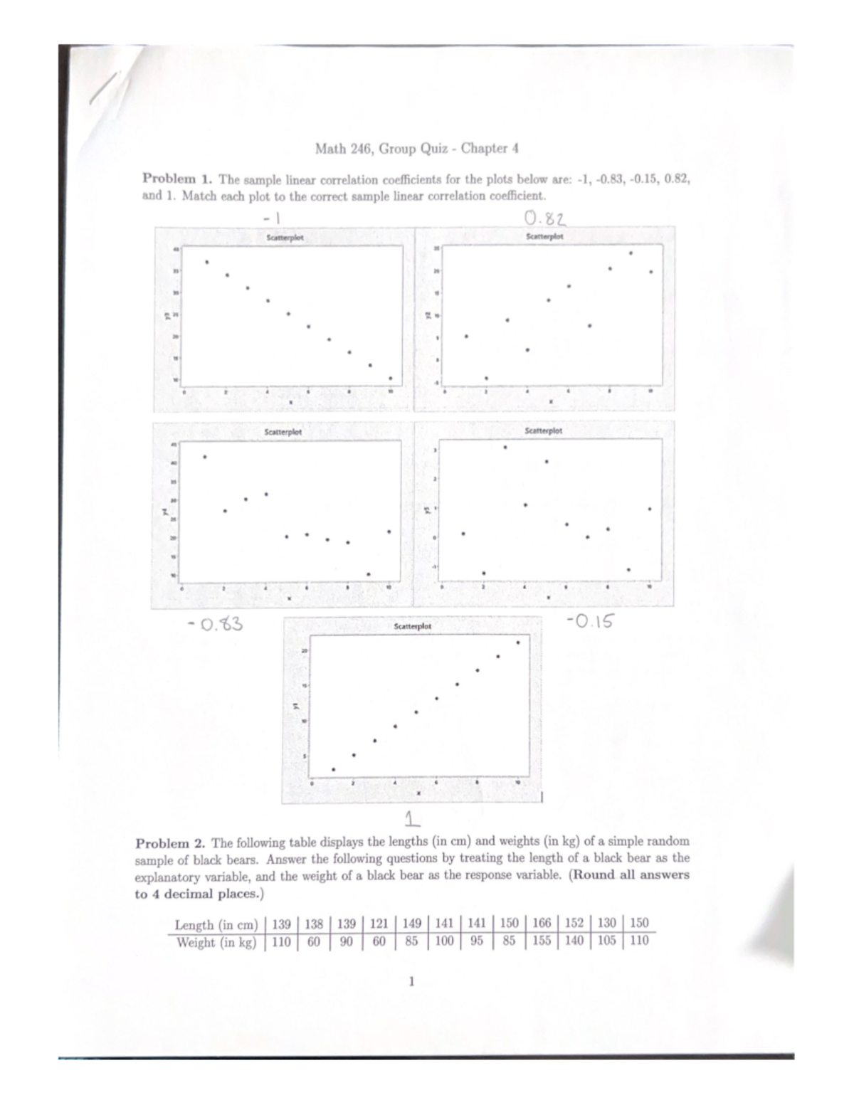 Math 246, Group Quiz - Chapter 4 - MATH246 - Studocu